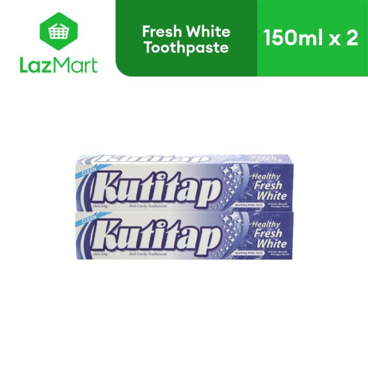 Kutitap Toothpaste Healthy Fresh White 150ml | Lazada PH