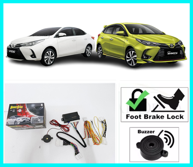 TOYOTA VIOS / YARIS 2019-2022 FOOT BRAKE LOCK WITH BUZZER System Module ...