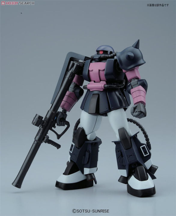 Bandai HG 151 1:144 Zaku II Black Tri-Star Height Maneuvering Zhagu ...