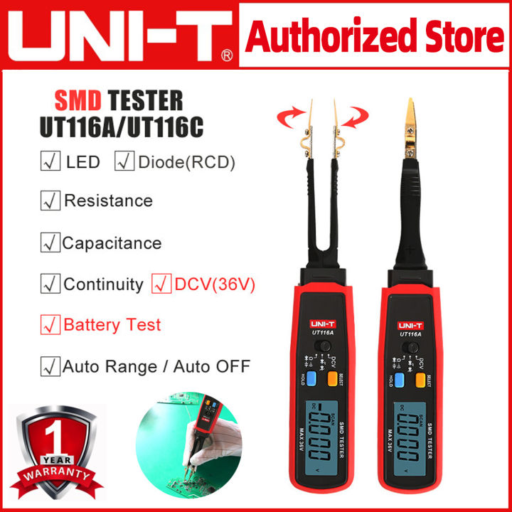 【Philippine spot】UNI-T UT116A /116C SMD Multimeter, Professional ...