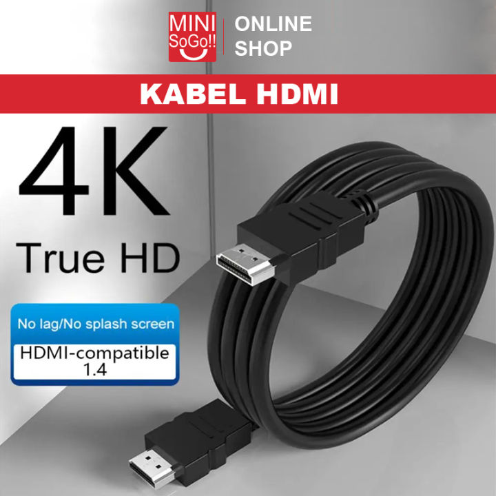 Kabel HDMI to HDMI Full HD 1080 4K High Speed Kabel HDMI 3M 5M 10M | Lazada Indonesia