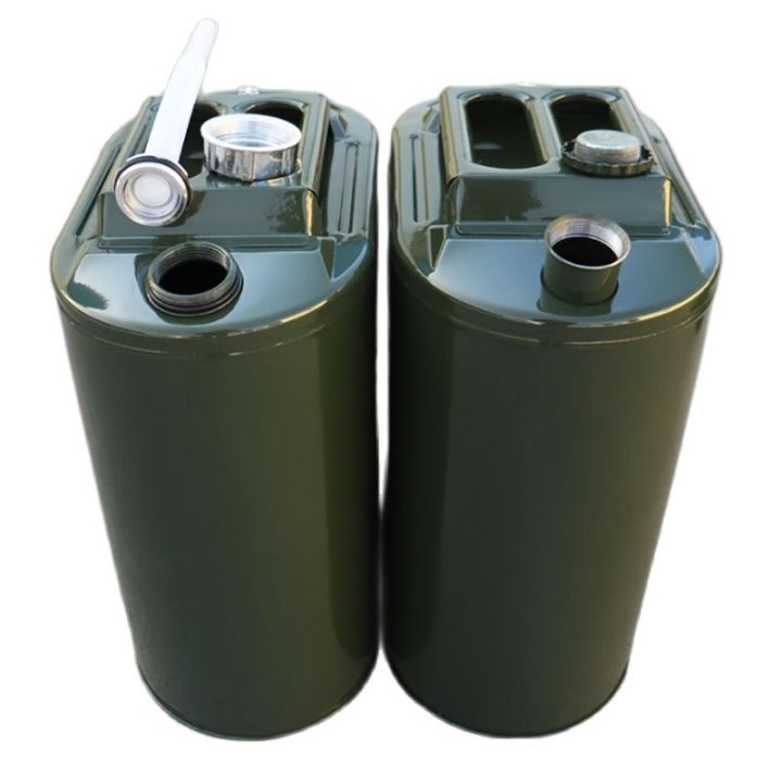 【Hot ticket】 20l Metal Jerry Stainless Steel Fuel Cans Petrol Cans Car ...
