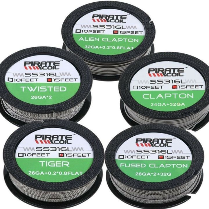 [Ship Today] Pirate SS316L Stainless Steel Wire 15feet Tiger/Alien ...