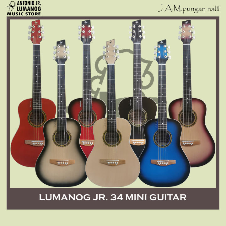 LUMANOG JR-34 MINI ACOUSTIC GUITAR | Lazada PH