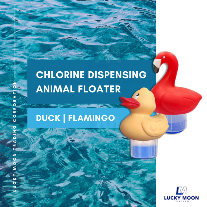 Chlorine Dispensing Animal Pool Floater - Duck or Flamingo | LMTC ...