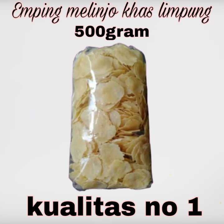 EMPING MELINJO MENTAH SUPER TIPIS / EMPING MLINJO MENTAH 1kg | Lazada ...