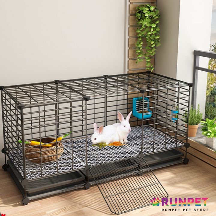 Rabbit Cage Household Indoor Urine Spray Prevention Large Automatic