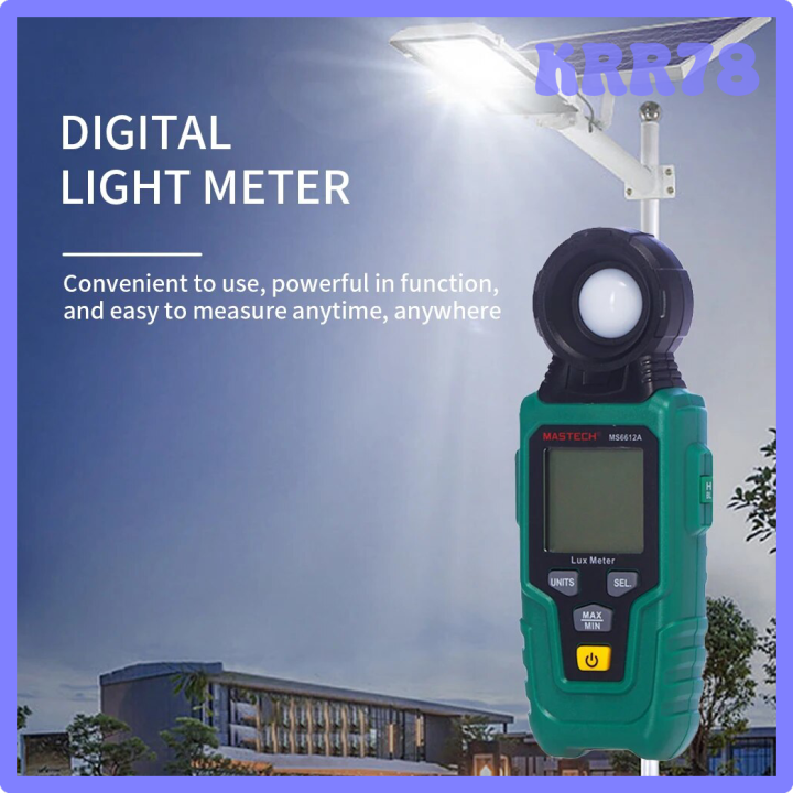[KRR78] MS6612A Illuminance Meter Handheld Green Professional Grade ...