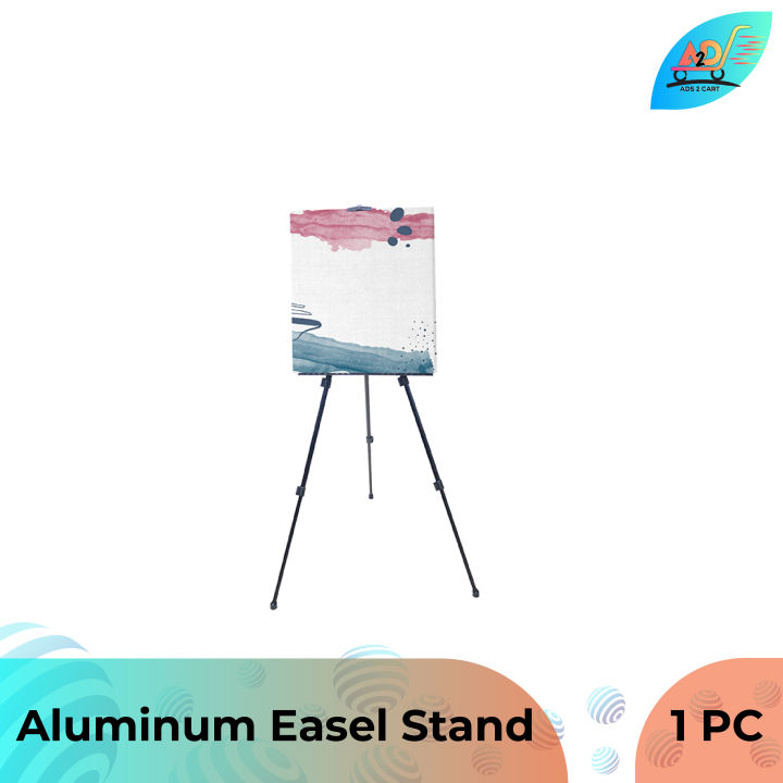 ADS Aluminum Easel Stand 80x160cm l Adjustable Aluminum Easel with bag ...
