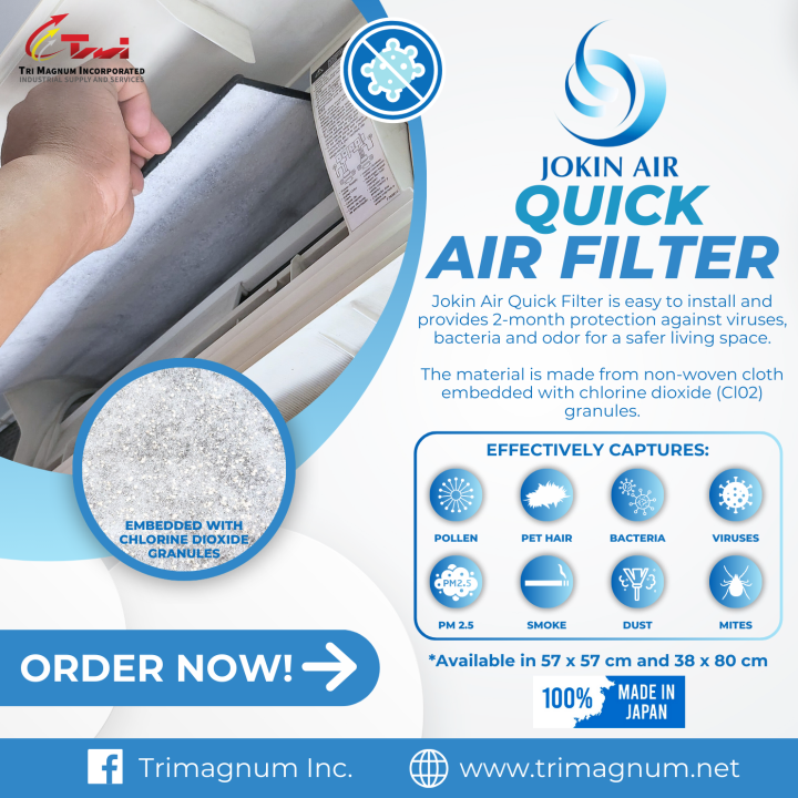 Jokin Air Quick Filter Aircon Filter Anti-Virus Anti-Bacterial Anti ...