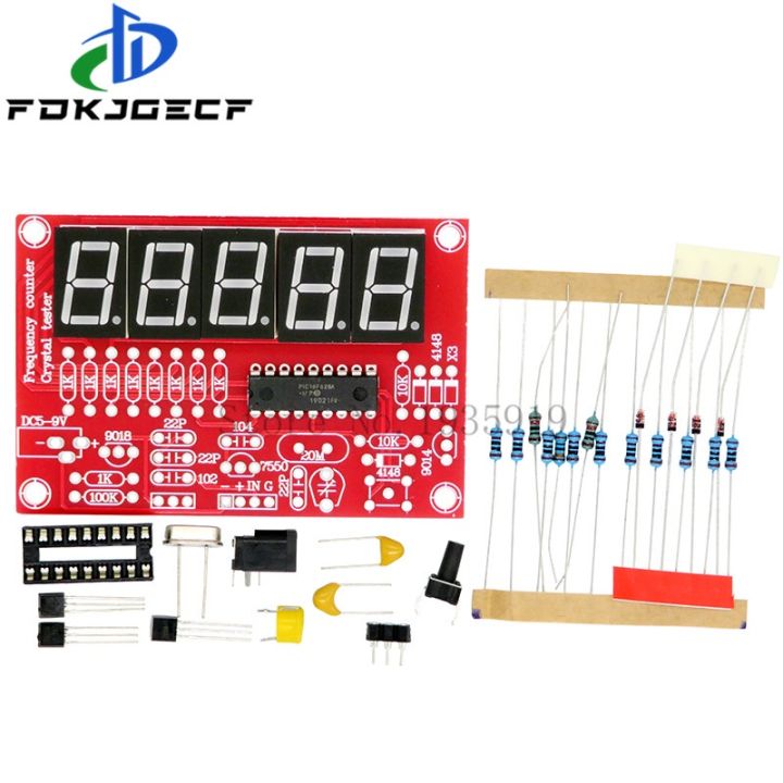 1Hz-50MHz Digital LED Crystal Oscillator Frequency Counter Tester DIY ...