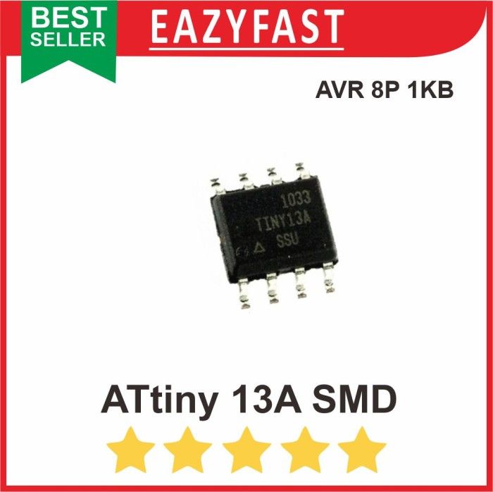 IC Atmel ATTiny13A SMD ATTiny13 ATTiny AT Tiny 13A 13 A Chip Micro uC ...