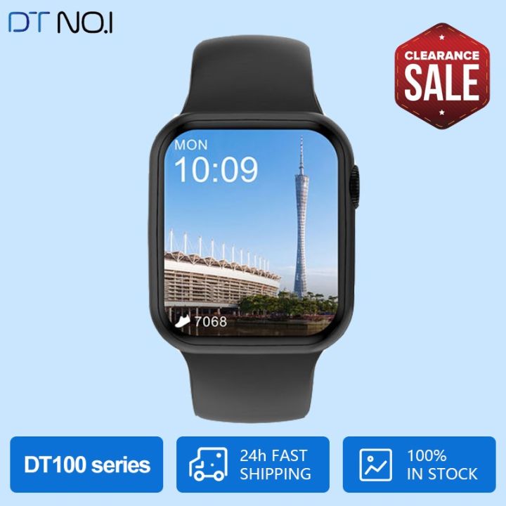 DTNO.1 DT100 Pro MAX Smart Watch GPS Track ECG PPG บลูทูธไร้สายชาร์จรหัสผ่าน DT100 Pro ...