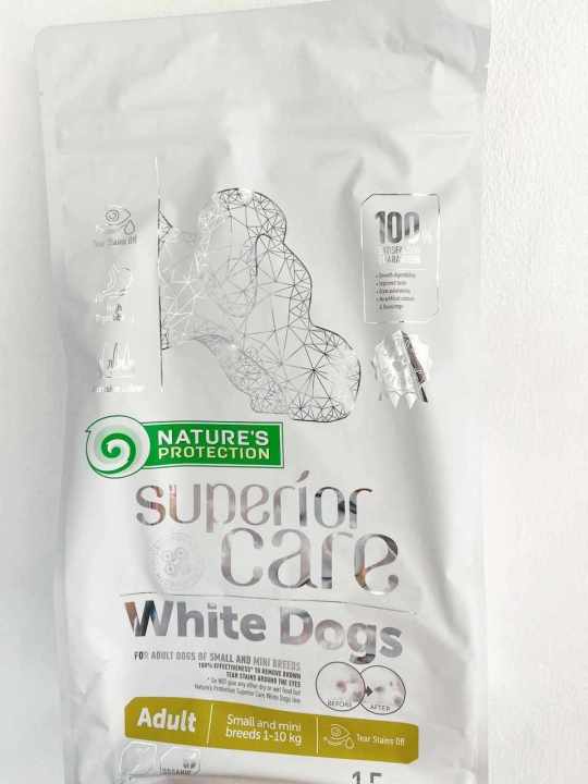 Nature's Protection Superior Care White Dogs Small/Mini Breeds Adult 1 ...