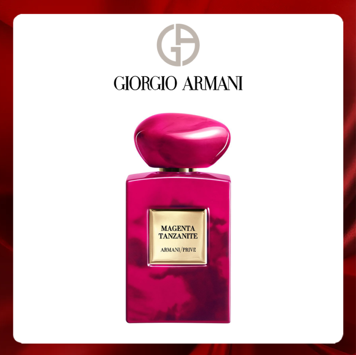 Giorgio Armani Magenta Tanzanite & Indigo Tanzanite Eau De Parfum 100ml ...