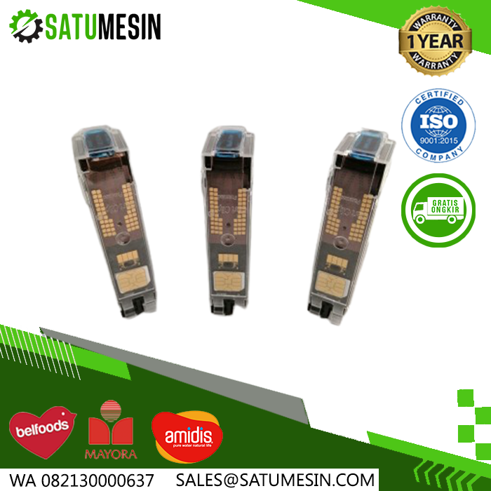 TIJ Solvent Base Ink Cartridge White 42ml untuk Mesin Coding Thermal ...