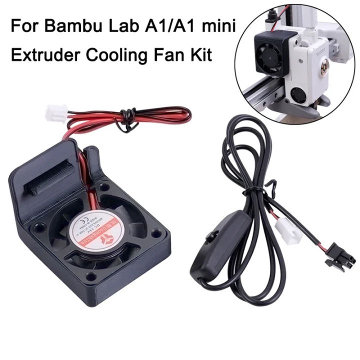 Heat Sink For Bambu Lab A1 / A1Extruder Motor Cooling Fan Kit Fast ...