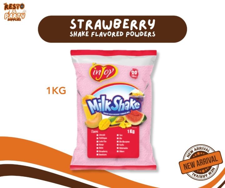 Injoy Strawberry Milkshake Flavor Powder 1kg | Lazada PH