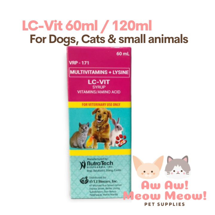 LC VIT Dog Multivitamins Syrup For Dogs and Cats Pampagana Kumain ...