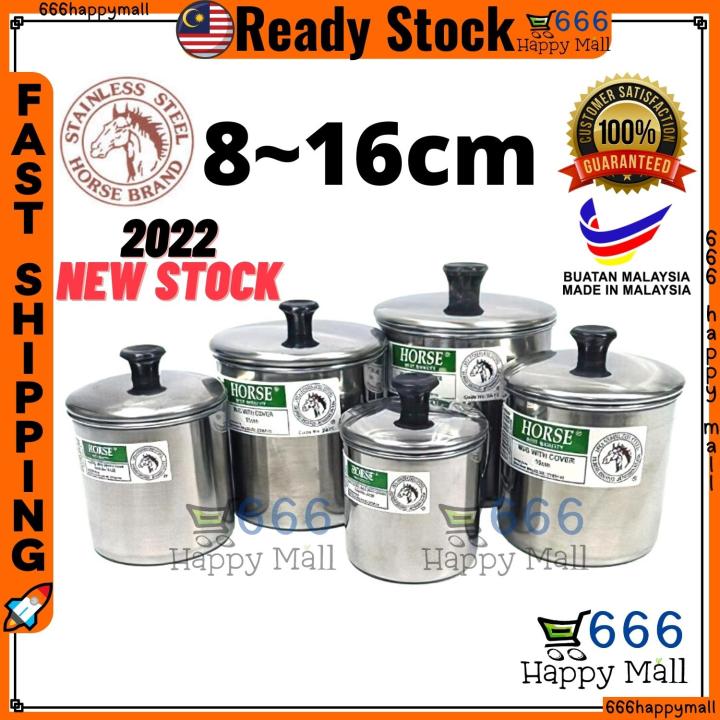 [🇲🇾Rdy Stok] Horse Stainless Steel Mug with Cover | Horse Kole Besi ...