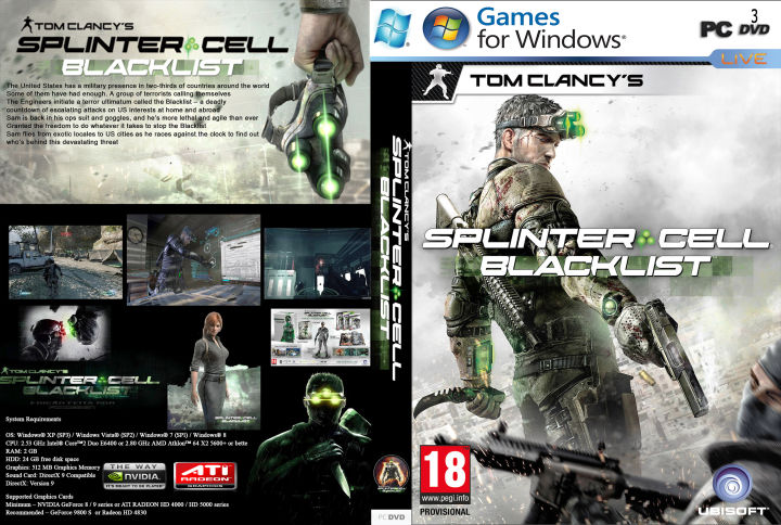 Tom Clancy's Splinter Cell Blacklist PC GAME | Lazada