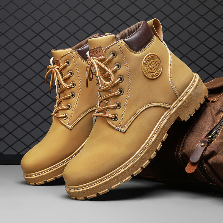 Martin Boots Casual รองเท้าบูท รองเท้ามาร์ติน แฟชั่น XP160 | Lazada.co.th