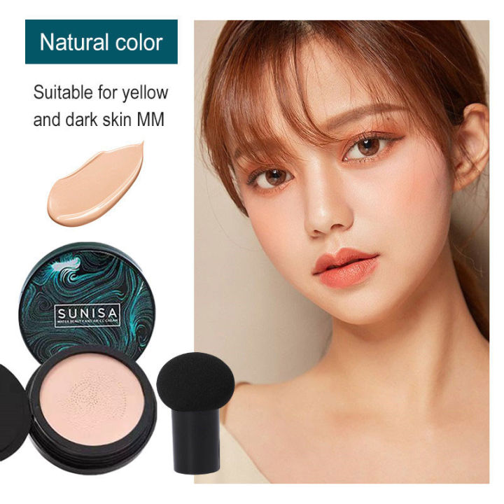 Sunisa Foundation Water Proof Original Waterproof Natural Brightening Beauty Make-up Mushroom ...