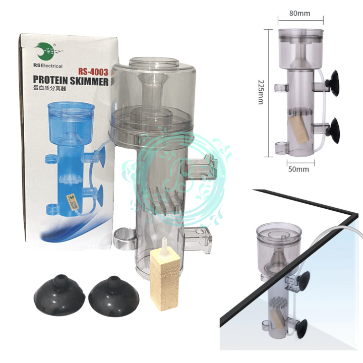 Risheng RS 4003 Akrilik Protein Skimer Skimmer Aquarium Ikan Air Laut ...