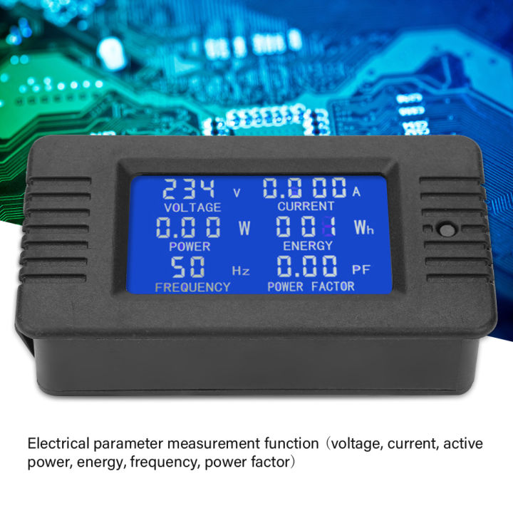 Ac Digital Power Energy Monitor with Closed Type CT 5A PZEM-018 Voltage ...