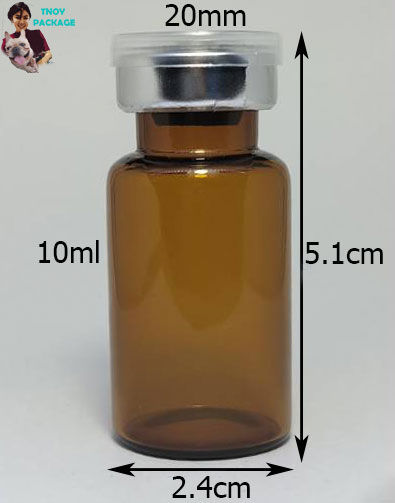 ขวด 10 มล. ใส (20ใบ) 10ml ใส / สีชา + จุกยาง + ฝาฟลิพออฟ ร้านTnoy Package บรรจุภัณฑ์ (ส่งสินค้า ...