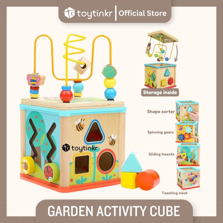 Top Bright Garden Activity Cube by Toytinkr | Lazada PH