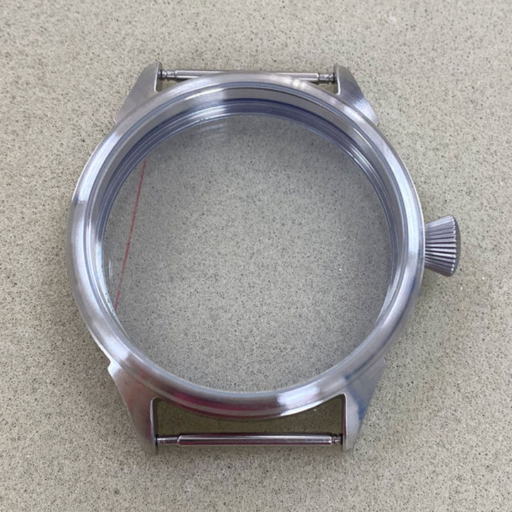 42MM Stainless Steel Transparent Bottom Watch Case Polished Watch Case ...