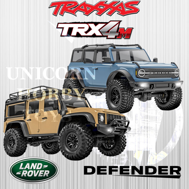 Traxxas TRX4m 1/18 Land Rover Defender 110 Trail Crawler TRX-4m RC ...