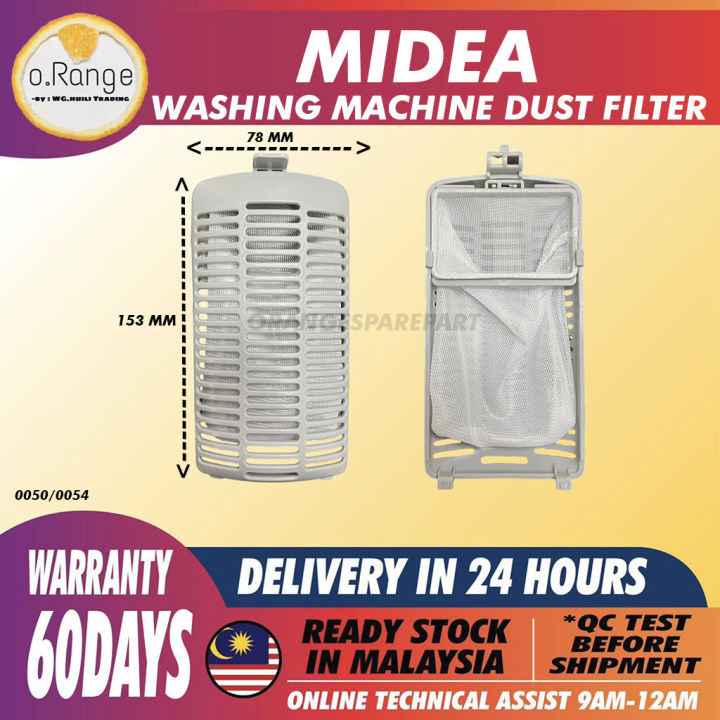 MIDEA WASHING MACHINE DUST FILTER PENAPIS MESIN BASUH FILTER MESIN ...
