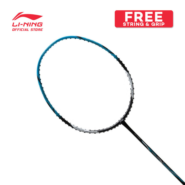 LI-NING TECTONIC 1S BADMINTON RACQUET - BLACK/BLUE/SILVER - AYPS165-1 ...
