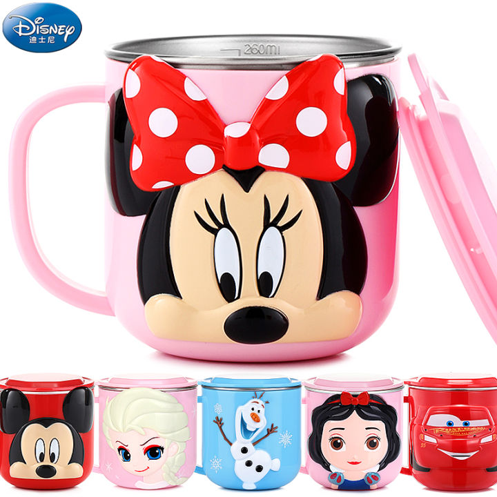 Disney 300ML Kids Drink Water Cups Children Baby Milk Cup Cartoon ...