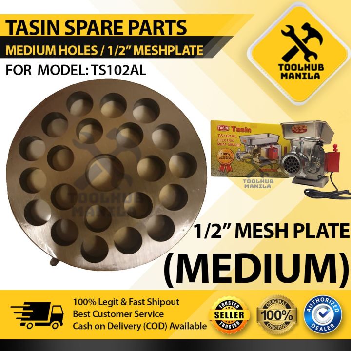 Tasin Blade MEDIUM Hole 3/8" 3/8 inch Meat Grinder Blade Mesh Plate ...