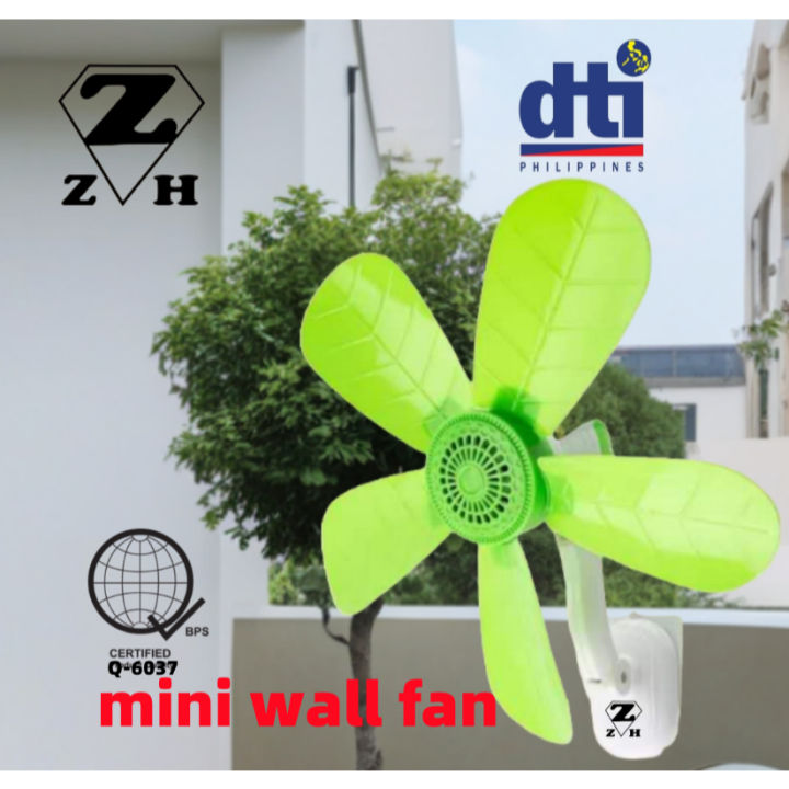 ZH Strong Adhesive Wall Fan 5 Blades Mini Fan (gyph) | Lazada PH