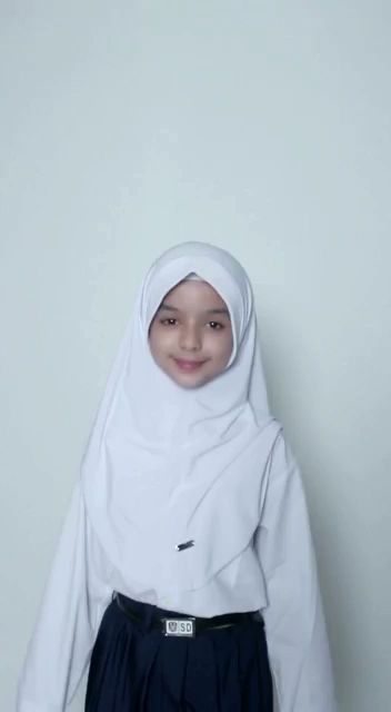 JILBAB ANAK INSTAN POLOS KERUDUNG BALITA ANAK TK SD SMP HIJAB HAMIDA BASIC AMMARKIDS USIA 1-15 ...