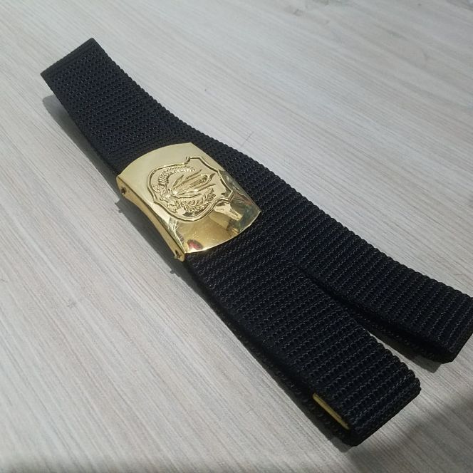 gesper satpam hitam panjang 120 brasso | Lazada Indonesia