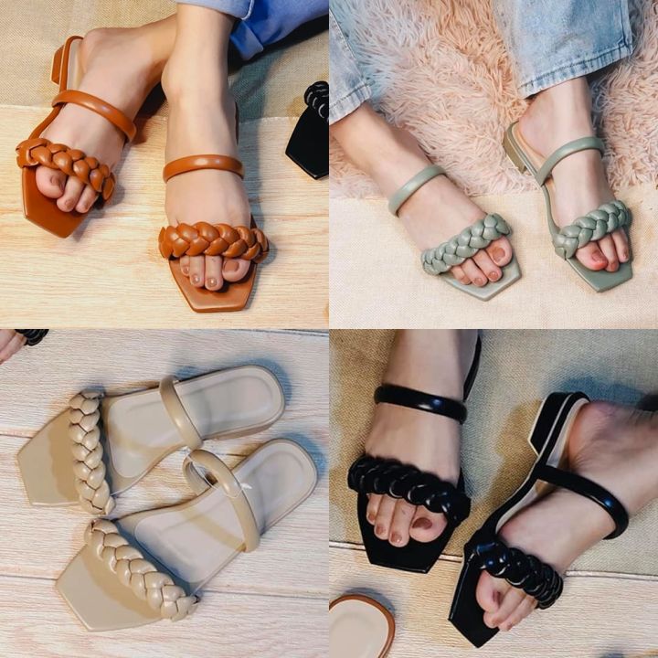 Braided Flat Sandals for Women Best Quality Sandals Mall Quality Liliw ...