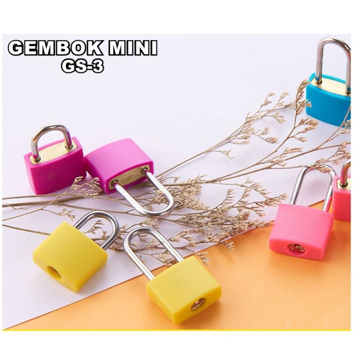 Gembok Koper Mini kunci gembok super kuat Warna Kunci Gembok Mini Koper ...