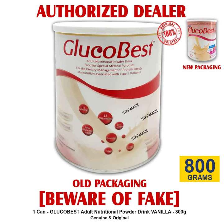 Glucobest Vanilla 800g Adult Nutritional Powder Drink Drinks 800g Gluco ...