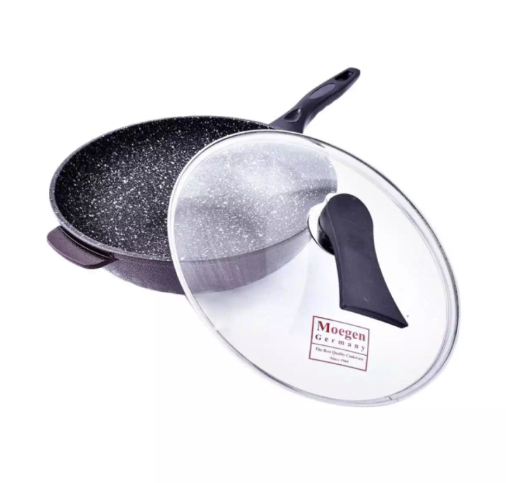IWT - PANCI MOEGEN WOK PAN UKURAN 30CM GERMANY MARBLE ANTI LENGKET ...
