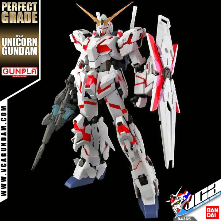 VCA ⭐️ BANDAI GUNPLA PERFECT GRADE PG 1/60 RX-0 UNICORN GUNDAM ประกอบ ...