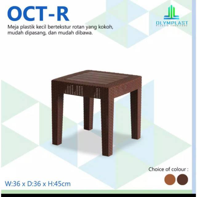 Meja Octr olymplast | Lazada Indonesia