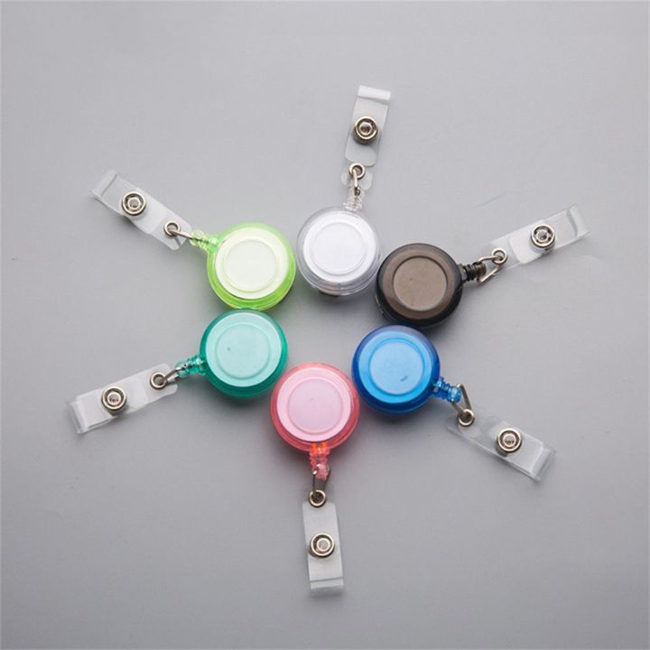 V75 Transparent Office Supplies Work Card Clips ID Card Clips Name Tag ...