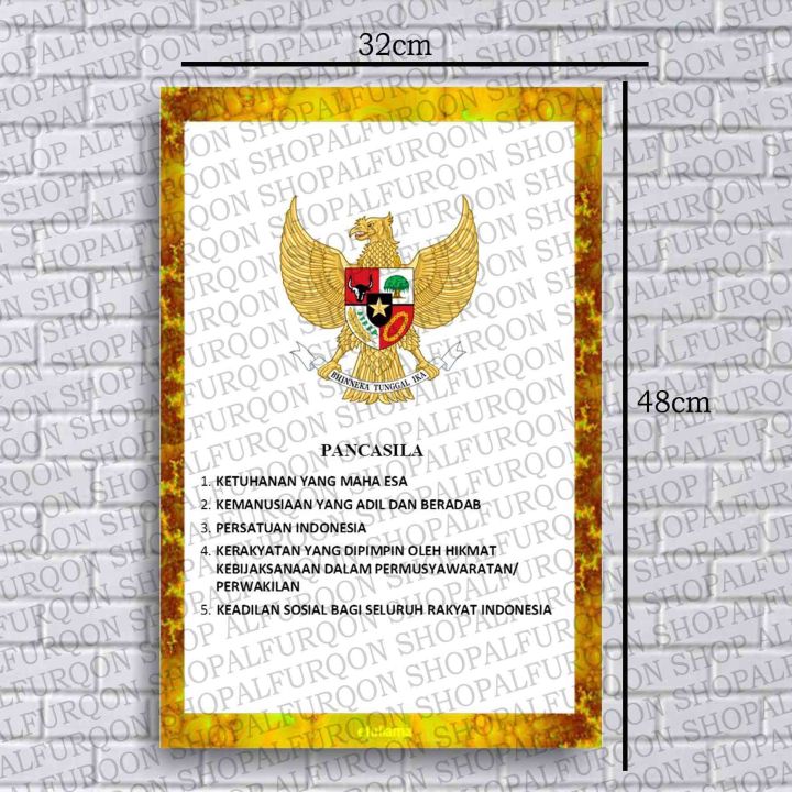 POSTER INDONESIA / POSTER PANCASILA / FOTO PANCASILA / POSTER GARUDA ...