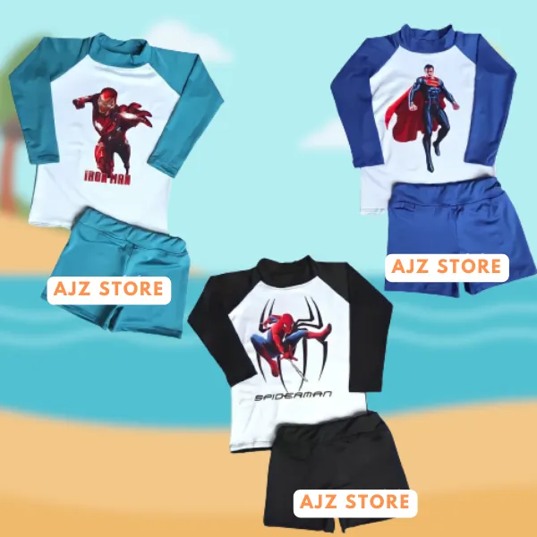 RASH GUARD FOR KIDS BOY (RANDOM DESIGNS ONLY) (FIT FOR 1-10 YRS OLD ...