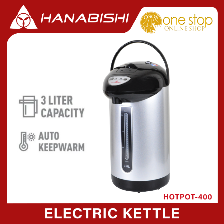 HANABISHI 3.0L Electric Airpots Thermos Air Pot Water Dispenser w/ Auto ...
